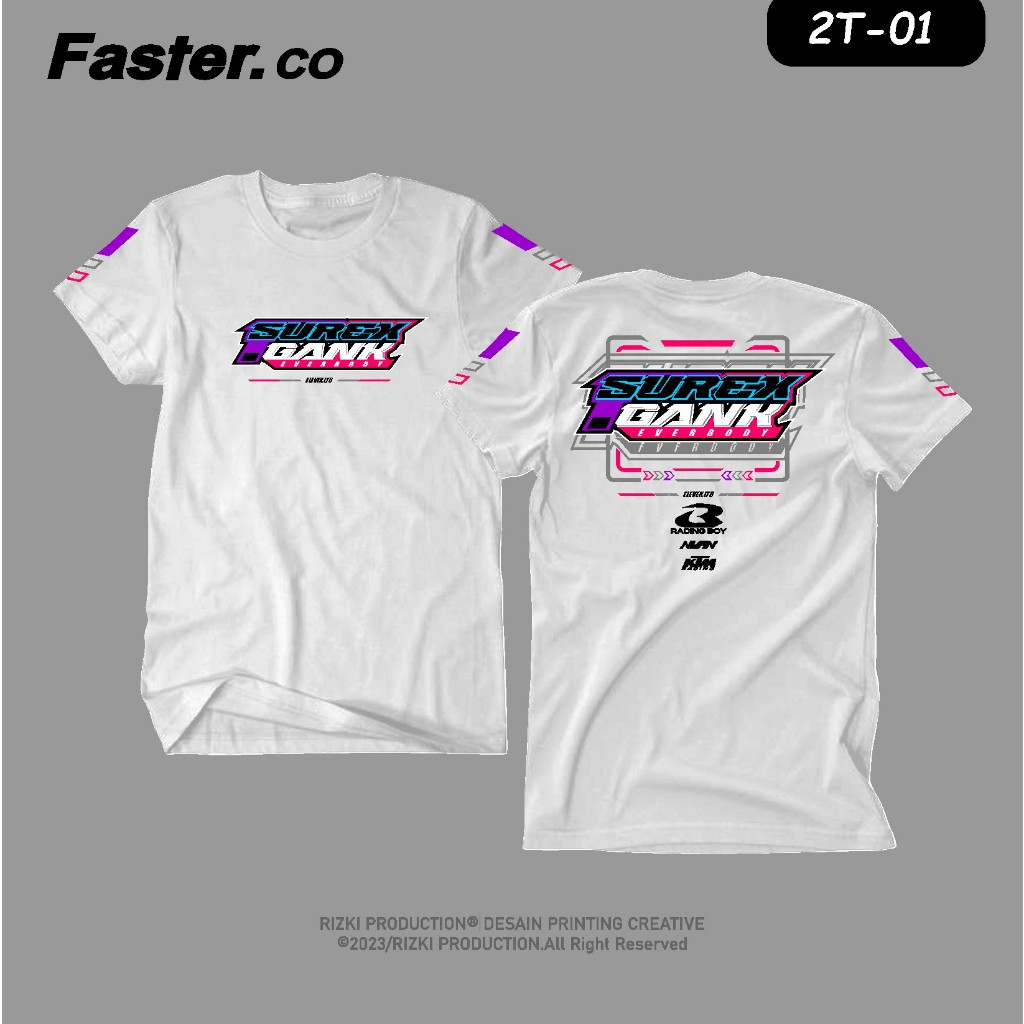 Jual KAOS SUREX GANK SUREX VOL.02 T-SHIRT SUPERMOTO CRF KLX DTRACKER WR ...