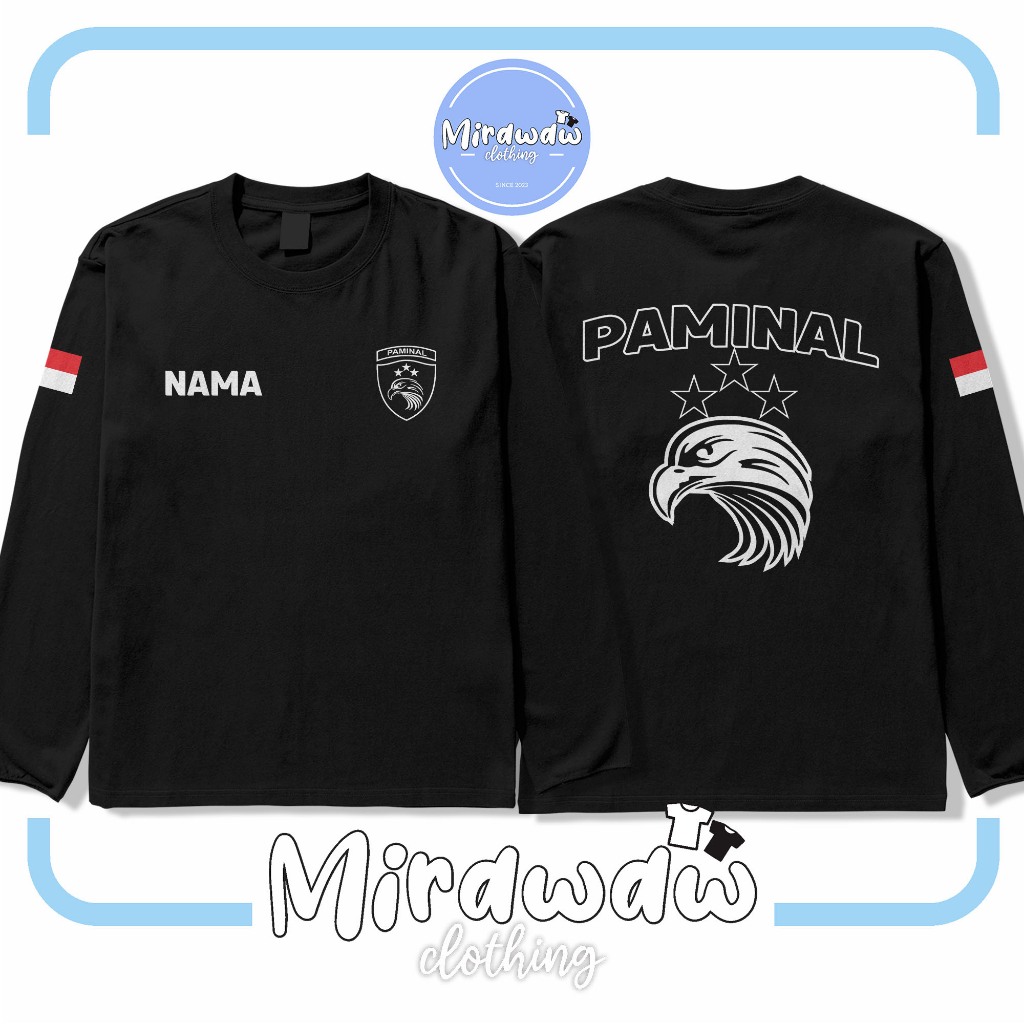 Jual Kaos Intansi PAMINAL Pengamanan Internal Gratis Nama Desain ...