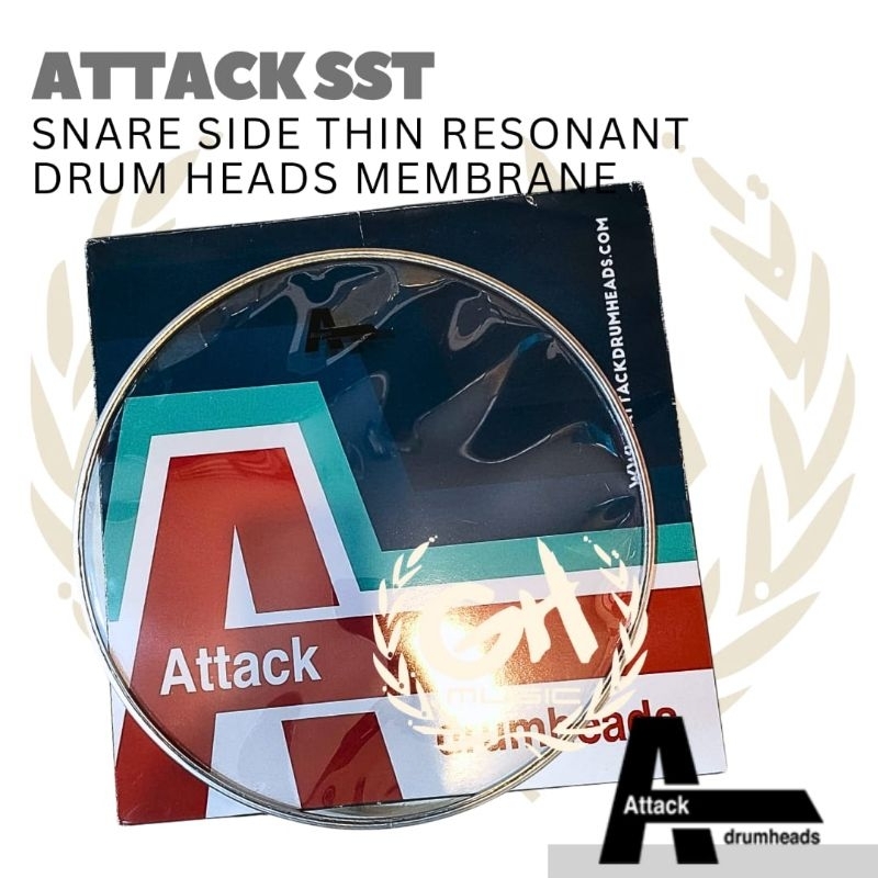 Jual ATTACK SST Snare Side Thin Resonant Snare Drum Heads | Membran 13 ...
