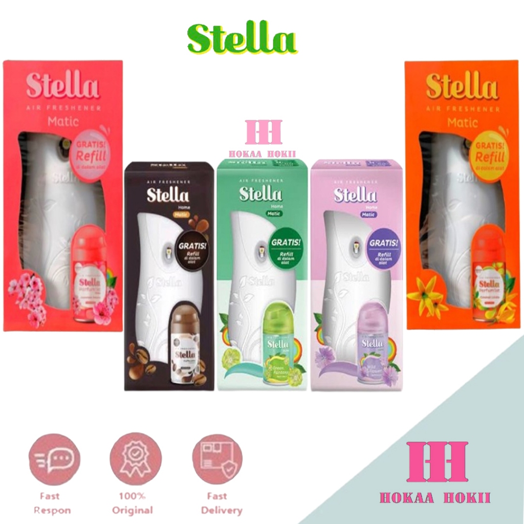 Jual Stella Matic Home Air Freshener Alat + Refill Pengharum Ruangan ...