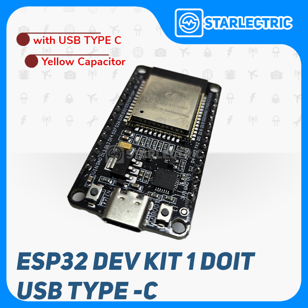 Jual Esp32 Development Board Nodemcu Esp 32 Type C Usb C Dev Kit V1 10