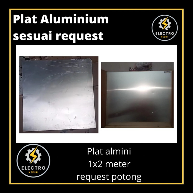 Jual plat almini ukuran sesuai request 1x2meter tebal 0,8 ; 1 ; 1,2 ; 1 ...