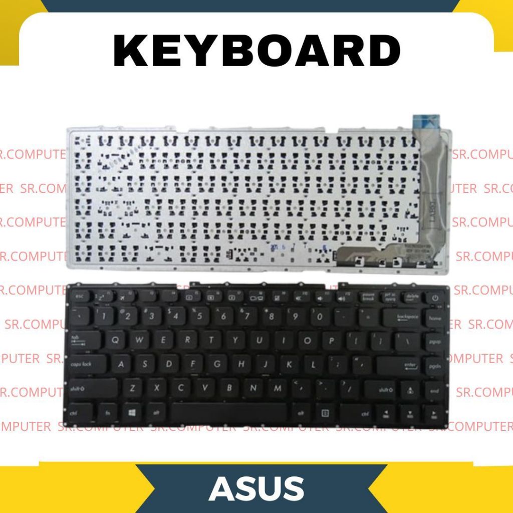 Jual Keyboard Laptop Asus X441 X441S X441U A441 X44SA - Hitam | Shopee ...