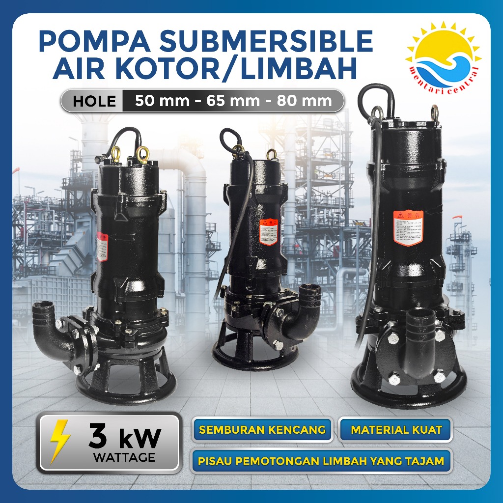 Jual Pompa Air Celup Limbah – Pompa Celup Pemotongan pompa hisap lumpur ...