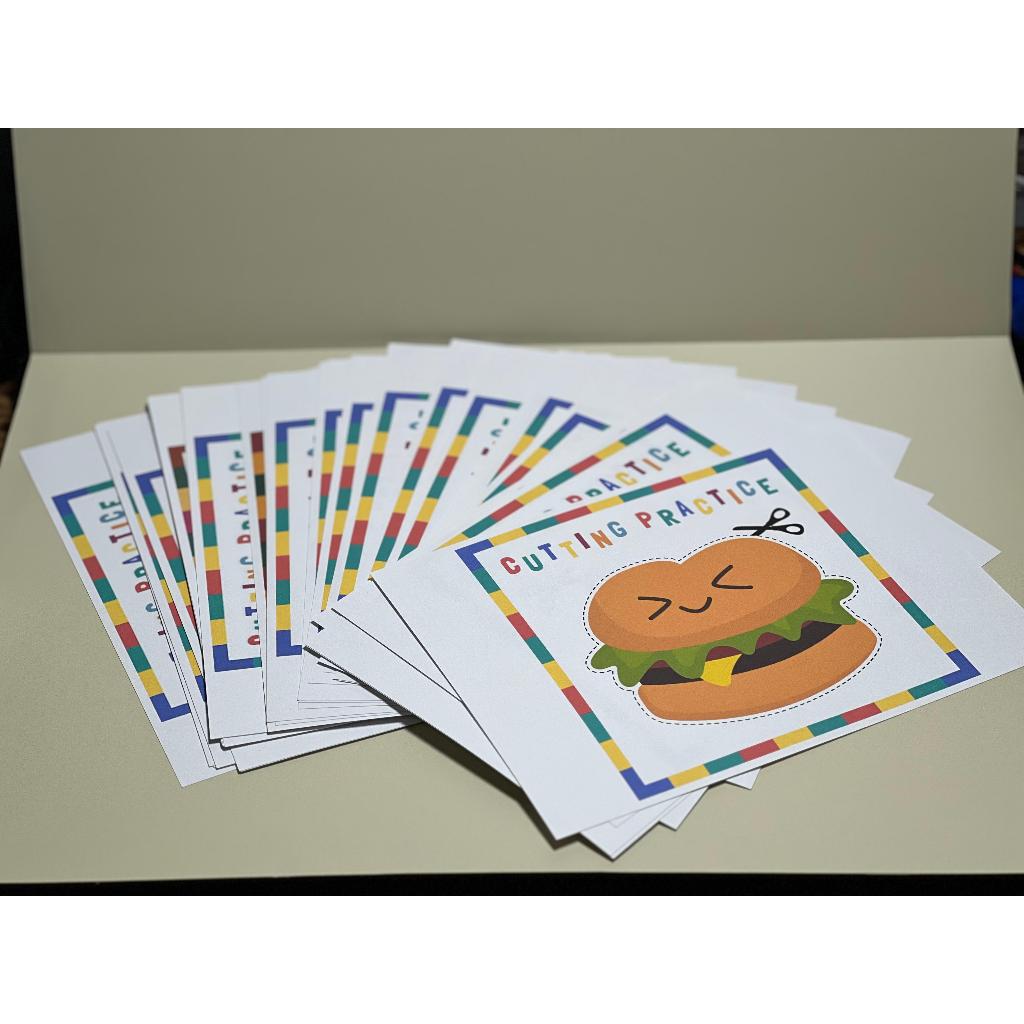 Jual Aktivitas latihan menggunting mainan menggunting kertas Ana kTK ...