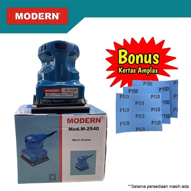 Jual MODERN MESIN AMPLAS / MESIN SANDING FINISHING / SANDER M-2540 ...