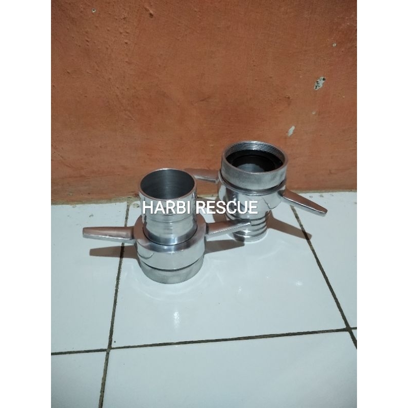 Jual coupling pompa tohatsu 3 inch ke 2,5 inch selang alumunium pemadam ...