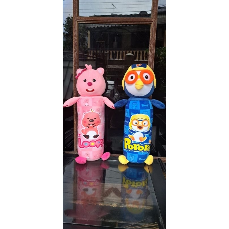 Jual boneka guling pororo pinguin and friend loopy | Shopee Indonesia