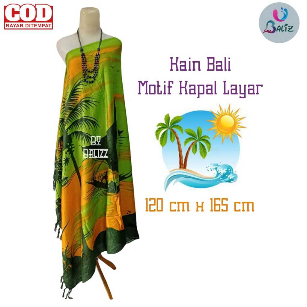 Jual Kain Bali pantai / kain pantai / sarung bali / sarung pantai ...