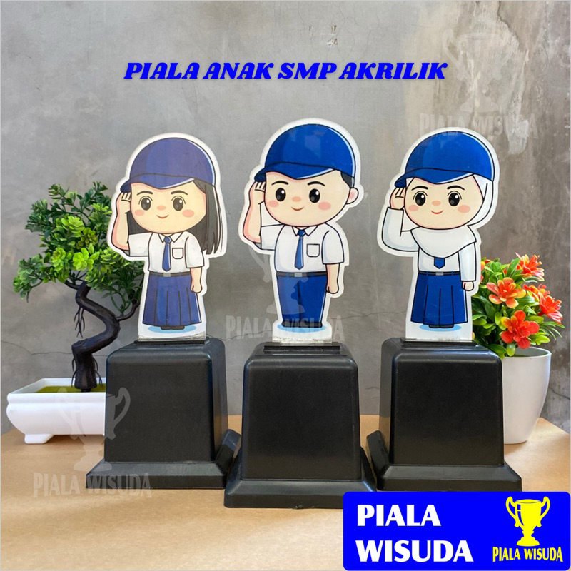 Jual Piala Akrilik (Siswa SMP) - Piala Akrilik Anak - Piala Wisuda ...