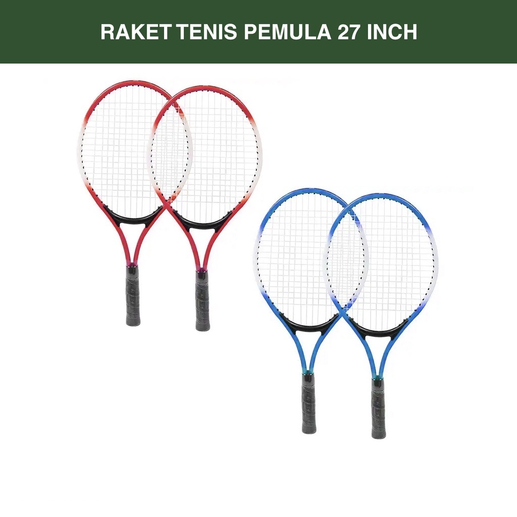 Jual Raket Tennis 27 Inch Racket Latihan Trainer Tenis Pemula Free Tas ...