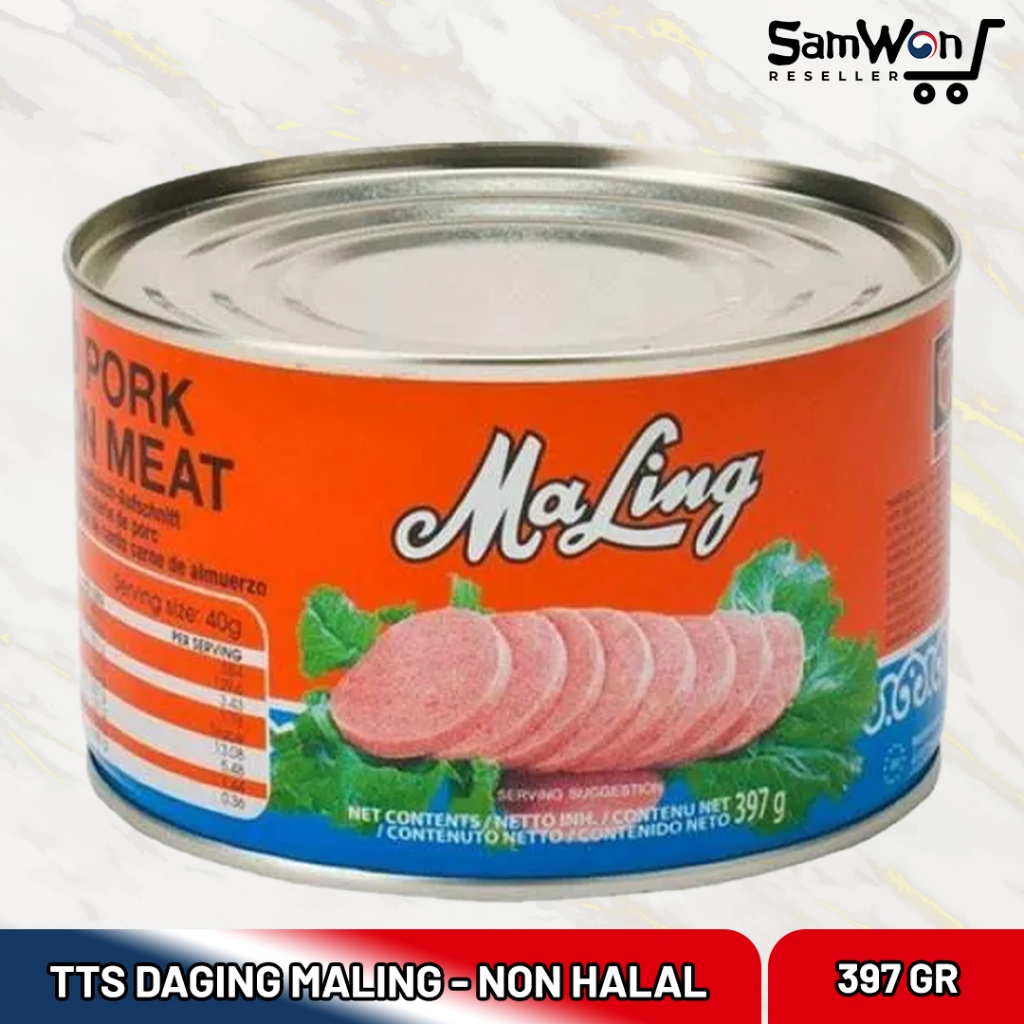 Jual TTS MaLing Pork Luncheon Meat 397gr - Ma Ling Daging Babi Impor ...