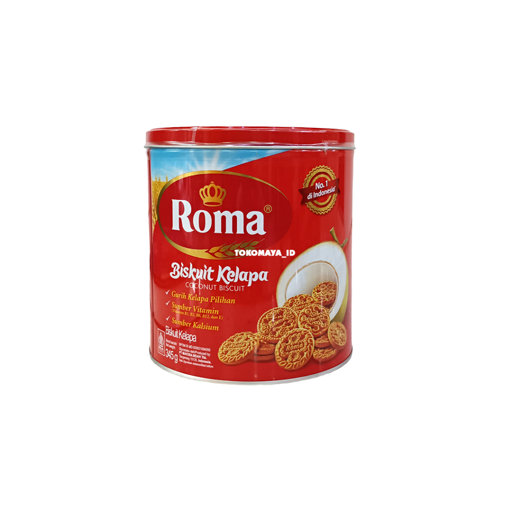 Jual ROMA BISKUIT KELAPA KALENG 345 GR | Shopee Indonesia