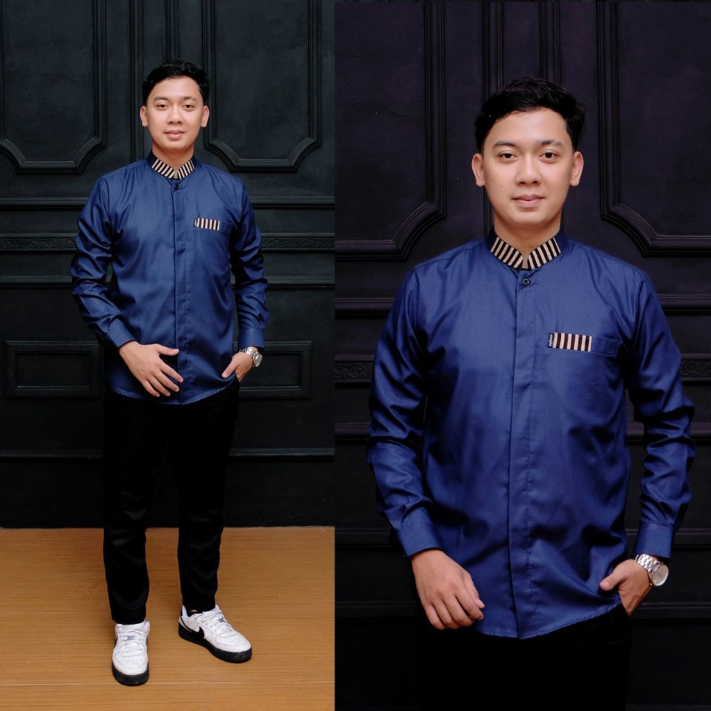 Jual Baju Koko Muslim Pria Dewasa Lengan Panjang Motif Bima Exclusive ...