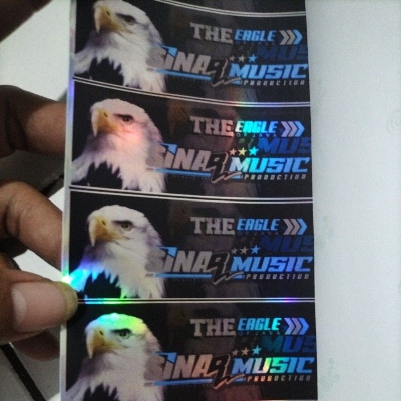 Jual Stiker Sound Sinar Music Bahan Hologram isi 10 Biji | Shopee Indonesia