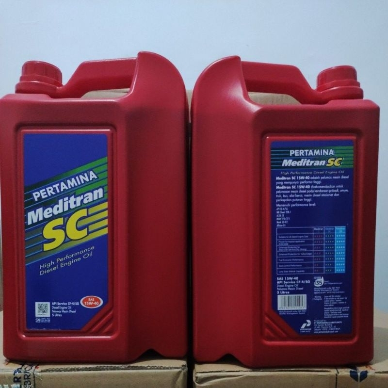 Jual Oli Meditran SC SAE 15W-40 5 liter (1 galon) | Shopee Indonesia