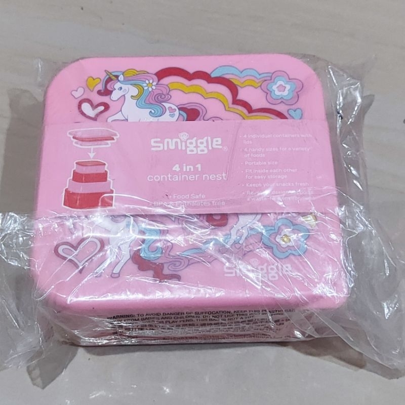 Jual Smiggle Lunch Box 4 in 1 Container | Shopee Indonesia