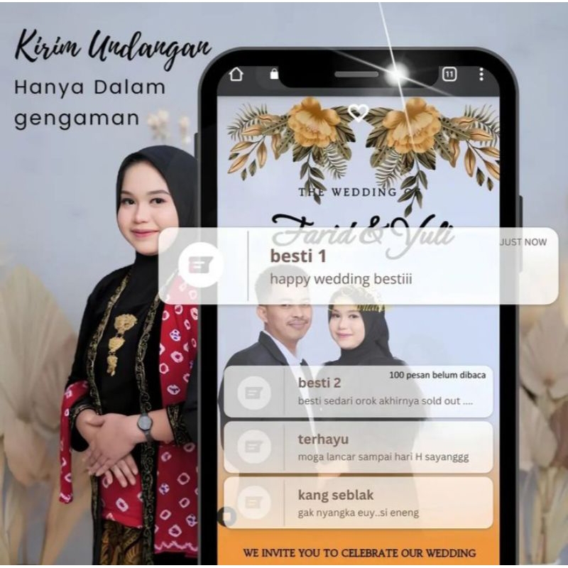 Jual UNDANGAN PERNIKAHAN DIGITAL - WEBSITE INVITATION - WEDDING ...