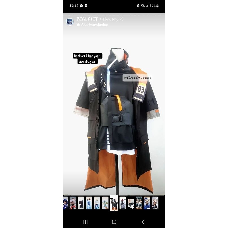 Jual alban knox cosplay costume | Shopee Indonesia