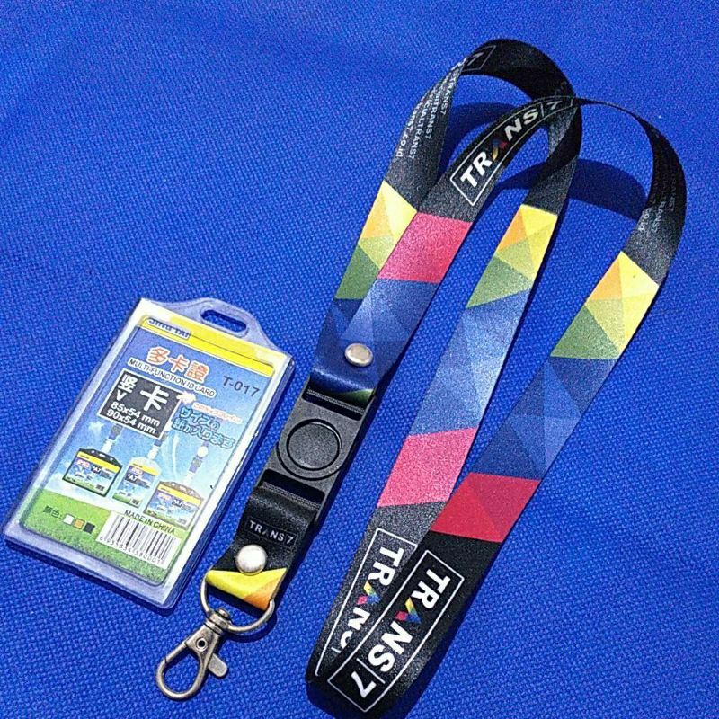 Jual LANYARD/TALI ID CARD TRANS 7-READY STOCK | Shopee Indonesia