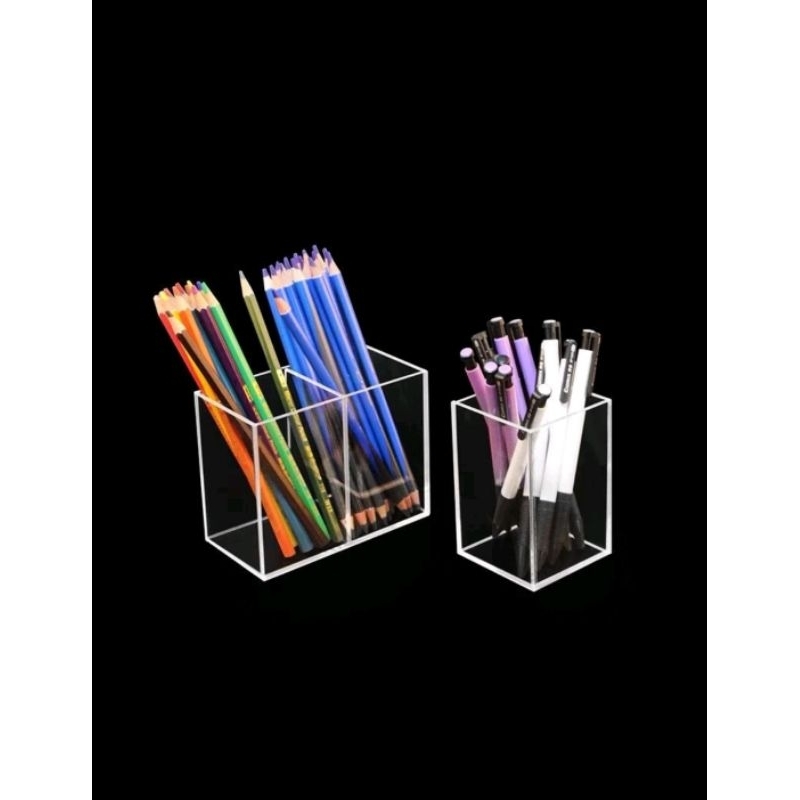 Jual kotak pulpen akrilik/tempat spidol dan pensil | Shopee Indonesia