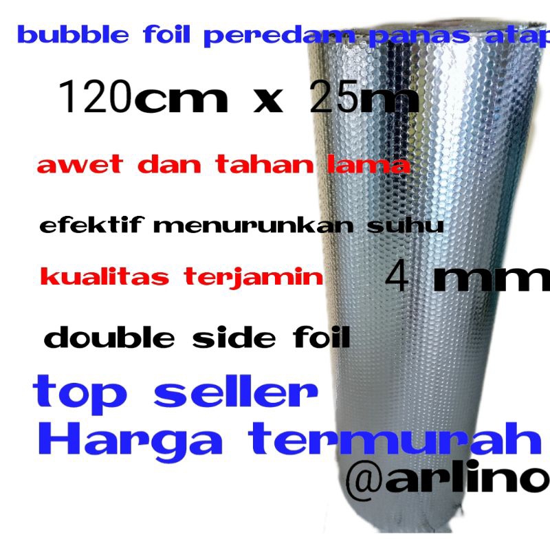 Jual aluminium bubble foil peredam panas atap insulasi atap | Shopee ...