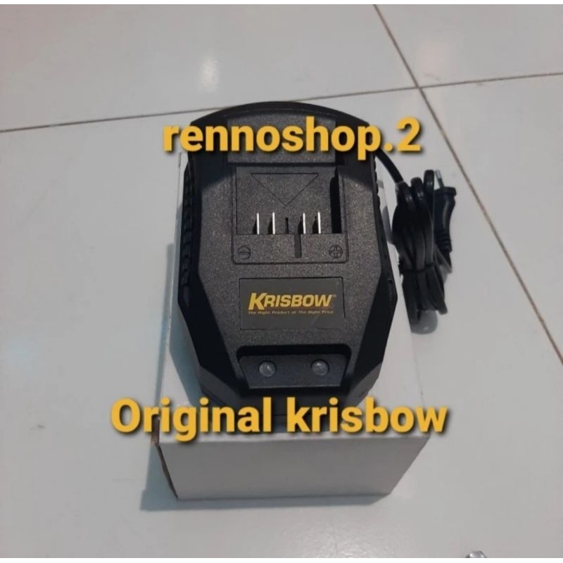 Jual CHARGER BATTERY CORDLESS 18V KRISBOW ORIGINAL PRODUCT | Shopee ...