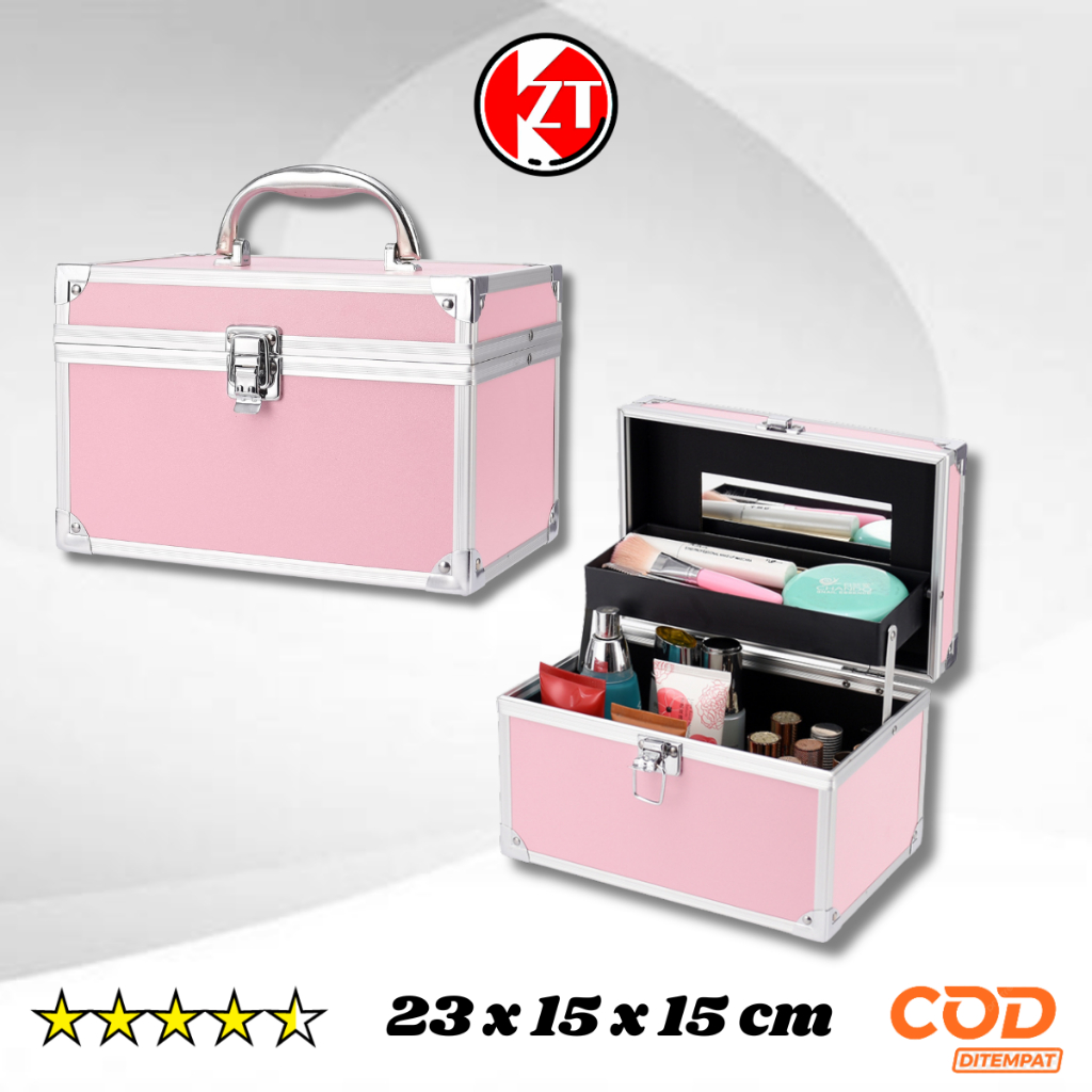 Jual KZT-B188 NEW ARRIVAL BOX MAKEUP / MAKEUP BOX / 23x15x15CM / TEMPAT ...