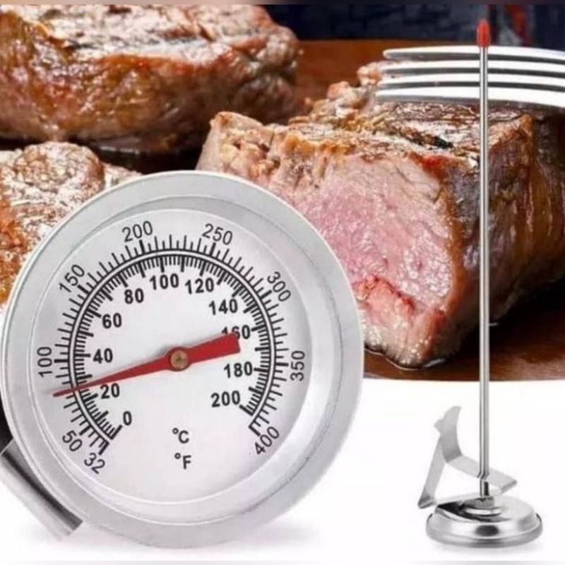 Jual Termometer Minyak Deep Fry Pengukur Suhu Makanan Minuman 20 cm ...