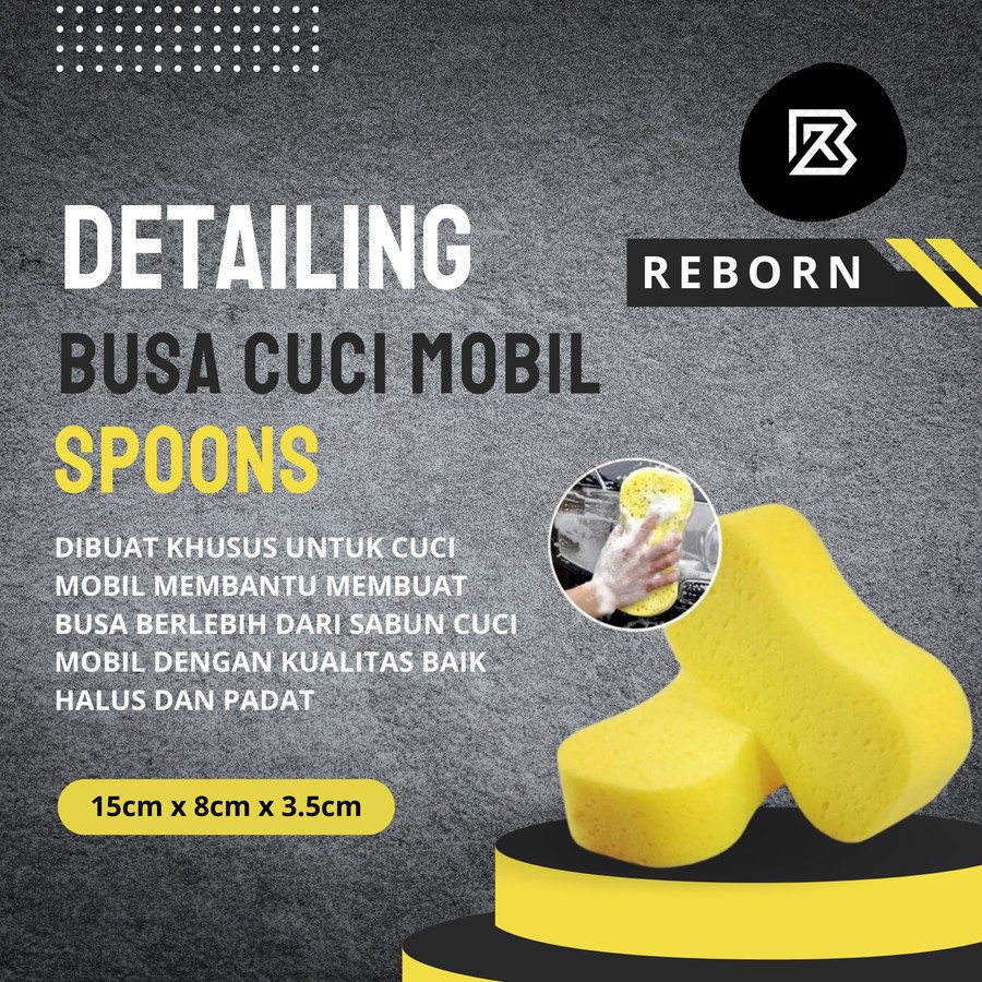 Jual Sponge Busa Cuci Mobil Motor Piring Kuning Busa Foam Wash Tebal ...
