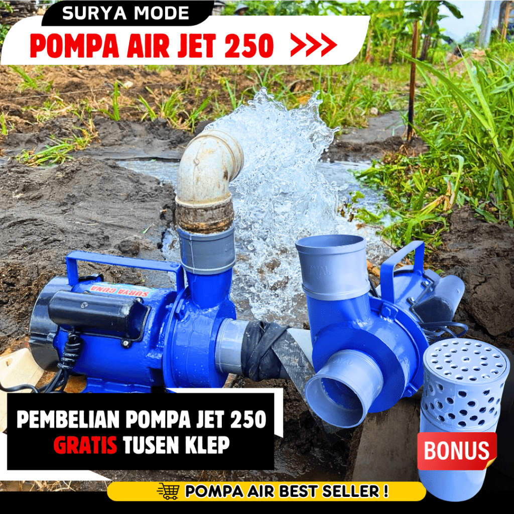 Jual Pompa air modifikasi jet 250 free tusen klep pipa 2 dim kapasitas ...