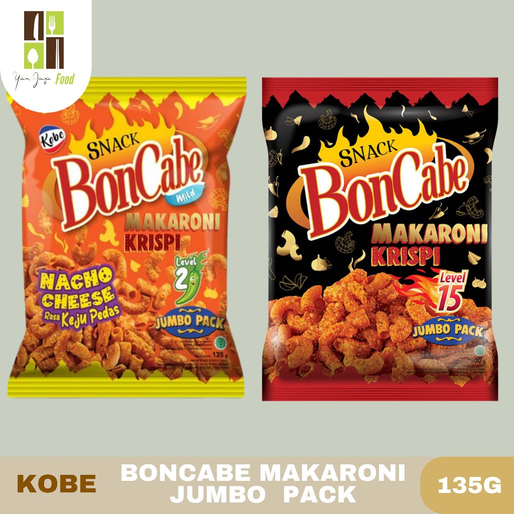 Jual Kobe Boncabe Makaroni Level 15 dan Level 2 Jumbo Pack / Kemasan ...