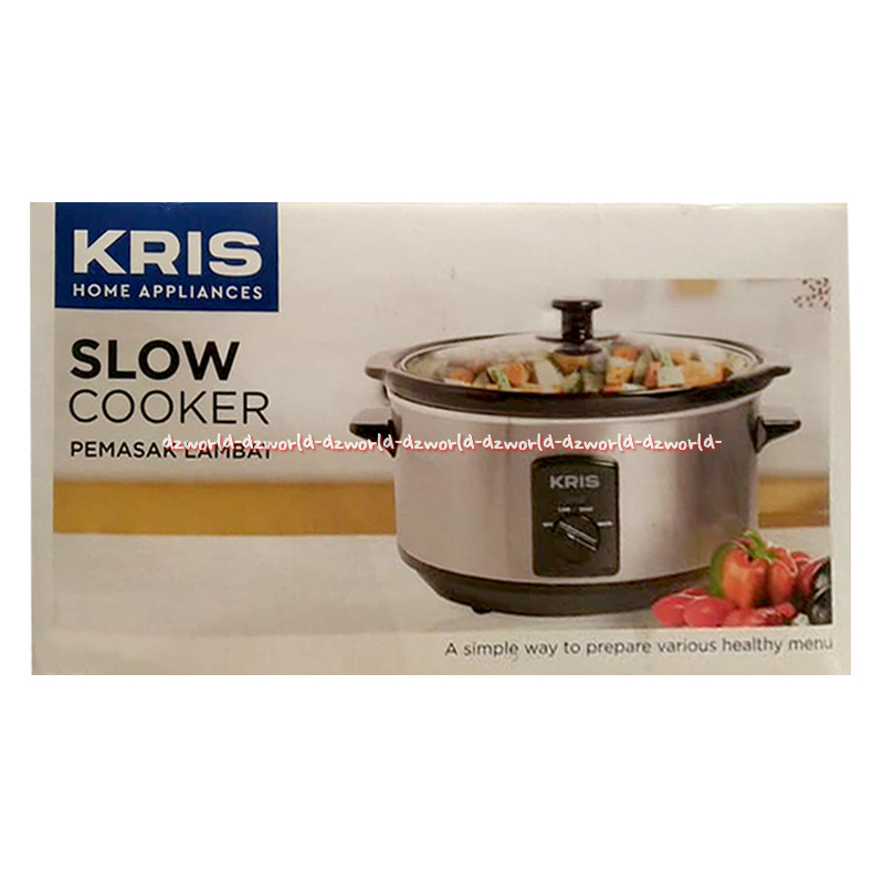 Jual Kris Slow Cooker 3.5Liter Warna Silver Pemasak lambat Memiliki ...