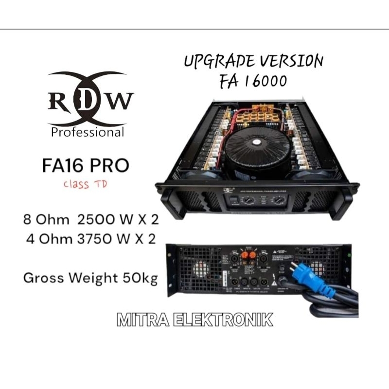 Jual POWER RDW FA 16000 / POWER RDW FA 16 PRO ORIGINAL FA16000 RDW ...