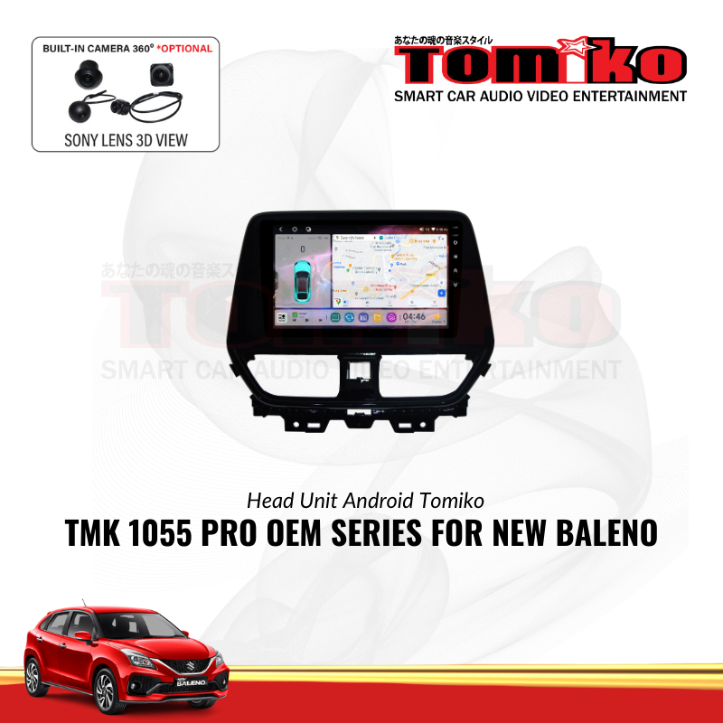 Jual Tomiko Head Unit Android TMK 1055 PRO OEM Series for New Baleno ...