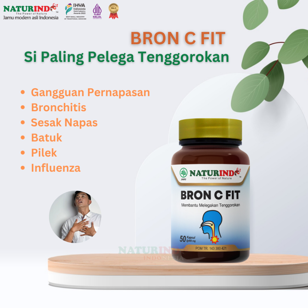 Jual Bron C Fit (Ramuan Alami Pembersih Paru-Paru) | Shopee Indonesia