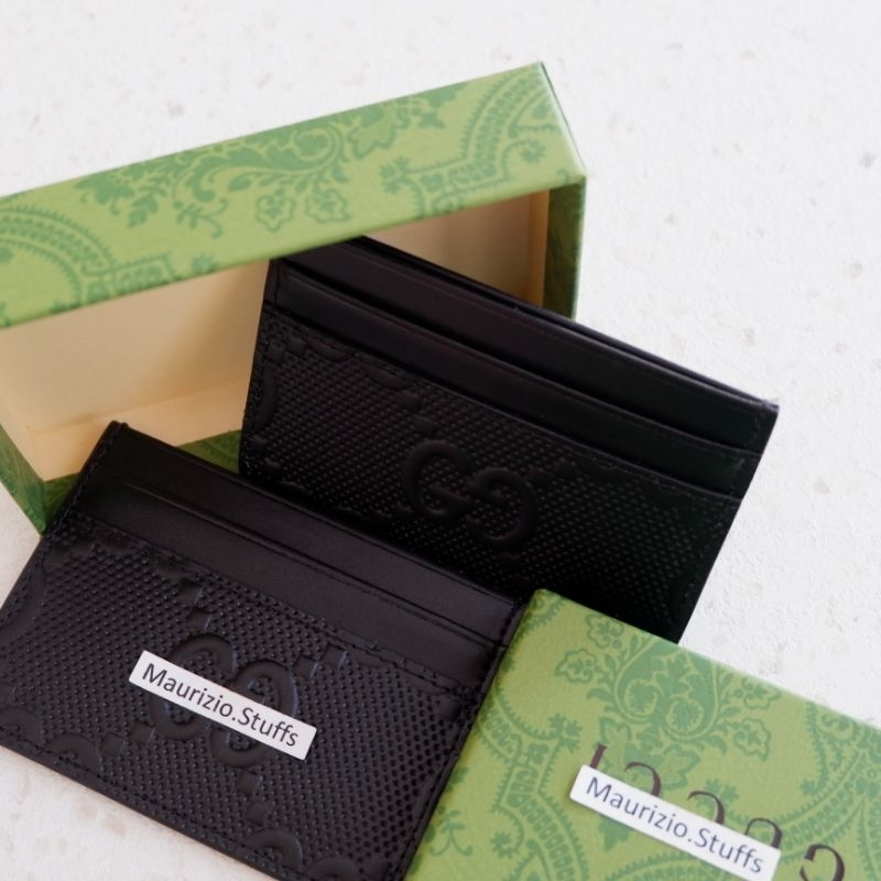 Jual Card Holder G C Symbol Black Tempat Dompet Kartu Pria Gu**i Simbol ...