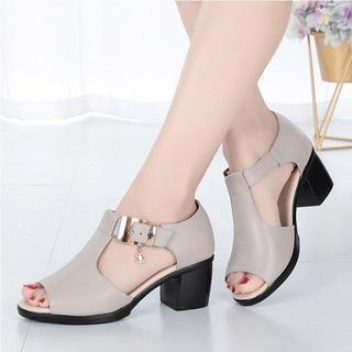 Jual Sepatu Hak Tinggi Mode Wanita 2024 Sandal Hak Tinggi Wanita Baru ...