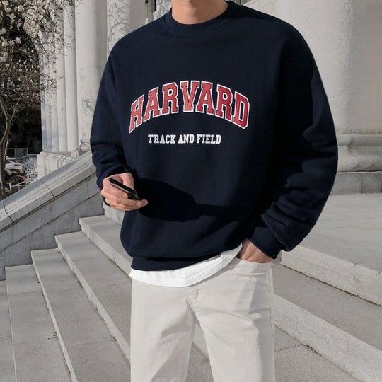 Jual JAKET SWEATER SABLON HARVARD track and field OVERSIZE Hoodie ...