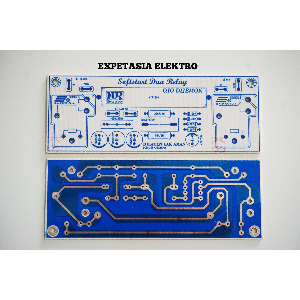 Jual PCB SOFTSTART DUA RELAY | Shopee Indonesia