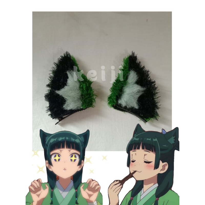 Jual *READY* Neko mimi Maomao cosplay/ Telinga kucing Maomao Kusuriya ...