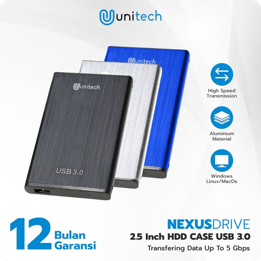 Jual Casing Hardisk External Unitech HDD Case 2.5 inch SATA 4TB USB 3.0 ...