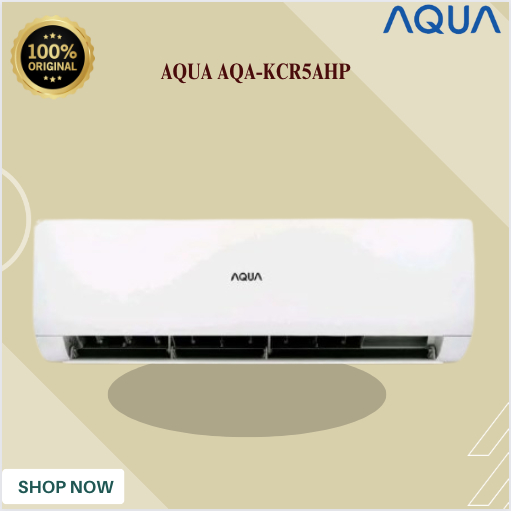 Jual AC AQUA AQA-KCR5AHP 1/2 PK GARANSI RESMI - AC ONLY/AQA-KCR5-AHP ...
