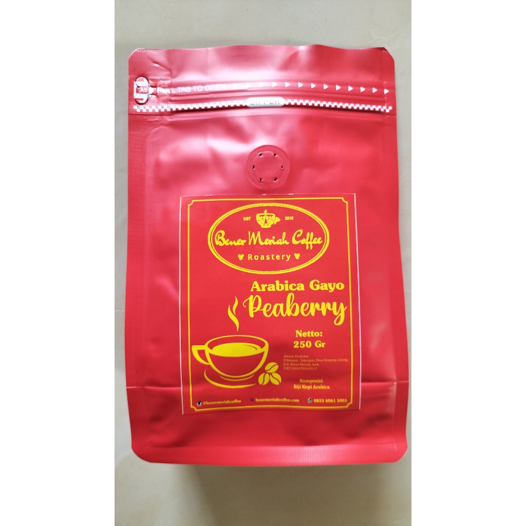Jual Kopi Gayo aceh Arabica Peaberry Kopi Lanang 250 Gr | Shopee Indonesia