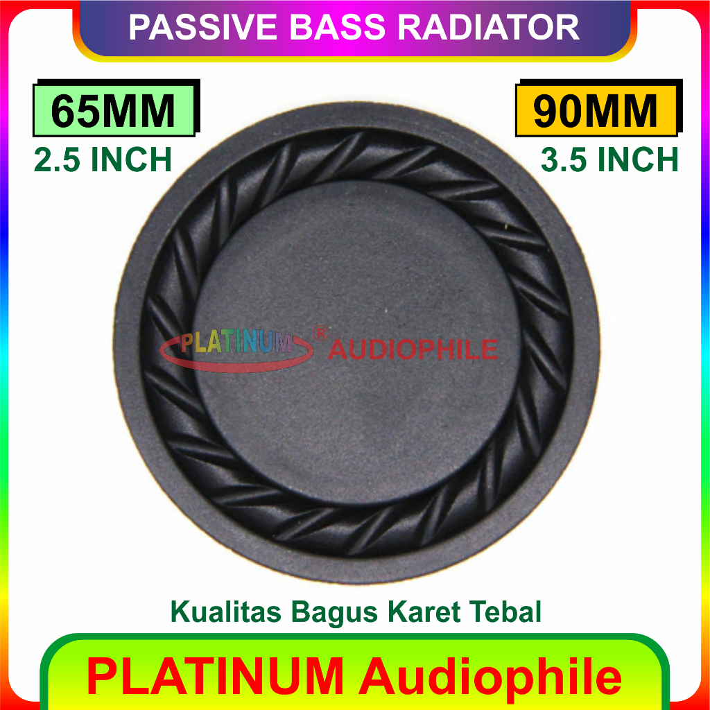 Jual Passive Bass Radiator 65mm 90mm Pasif Radiator Membran Woofer ...