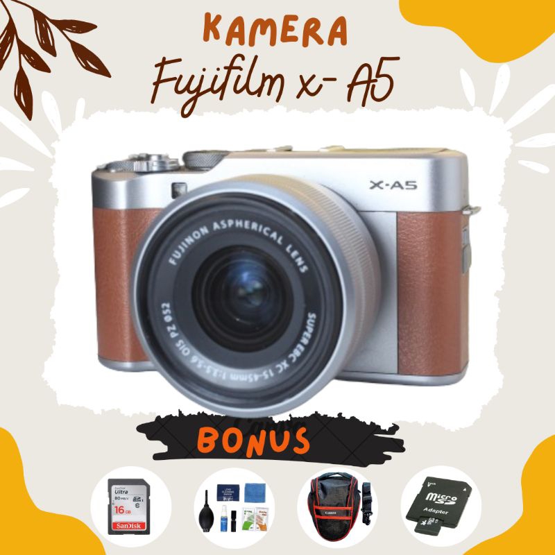 Jual FUJIFILM X-A5 KIT 15-45mm mulusss | Shopee Indonesia