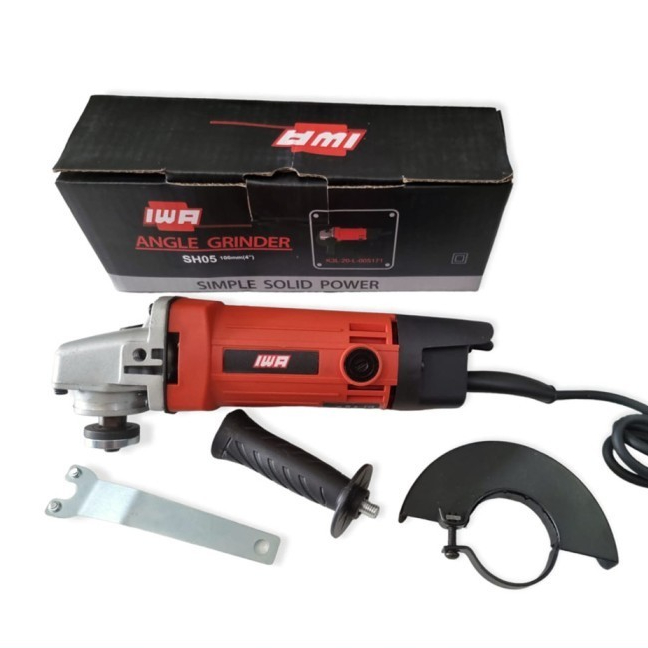 Jual PROMO!!! IWA Angle Grinder 100mm SH05 Mesin Gurinda Listrik Alat ...