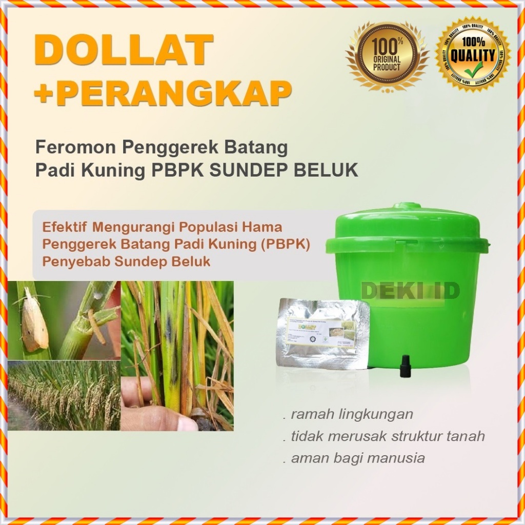 Jual Dollat Feromon Perangkap Hama Penggerek Batang Padi Kuning Sundep ...