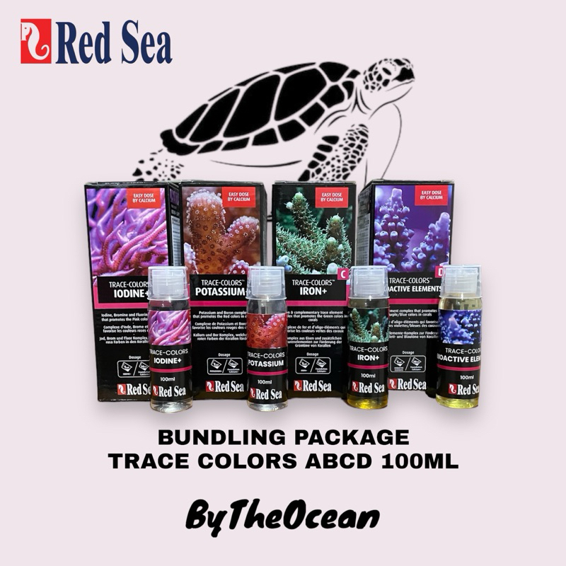Jual Paket Red Sea Trace Colors ABCD 4x100ml | Shopee Indonesia