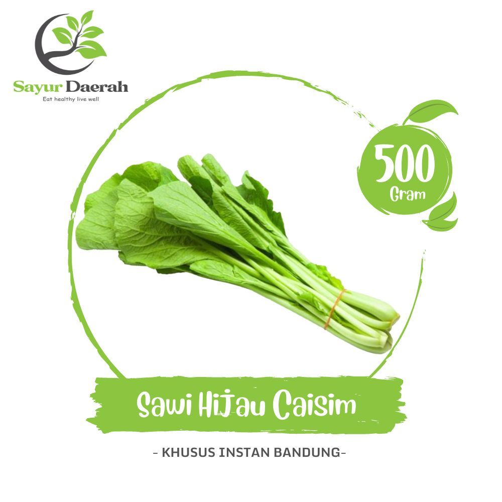 Jual Sawi Hijau Caisim Chye Sim 500 Gr | Sayur Daerah | Shopee Indonesia